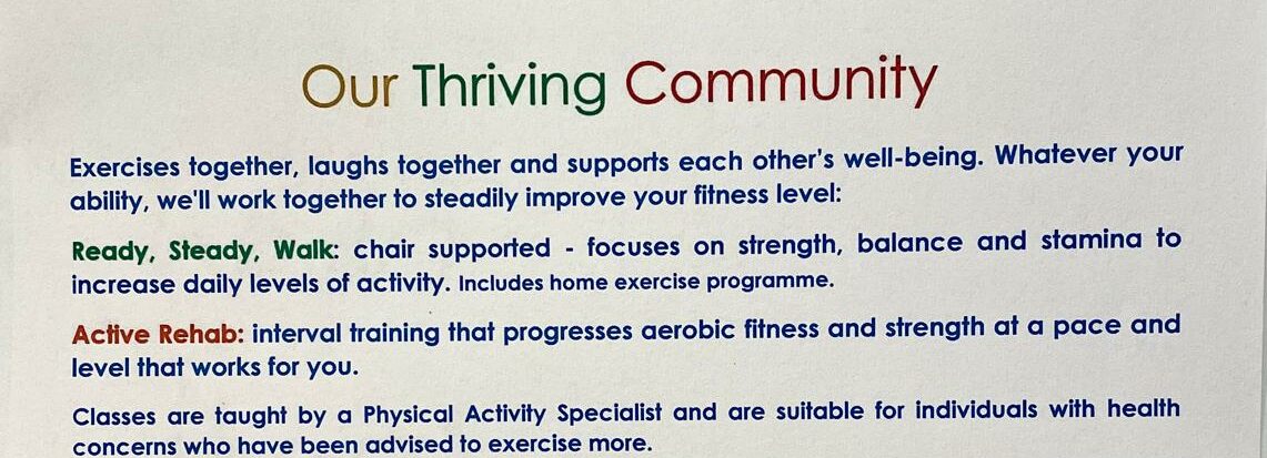 Move Well: Live Well Medway Classes - Everyday Active Kent