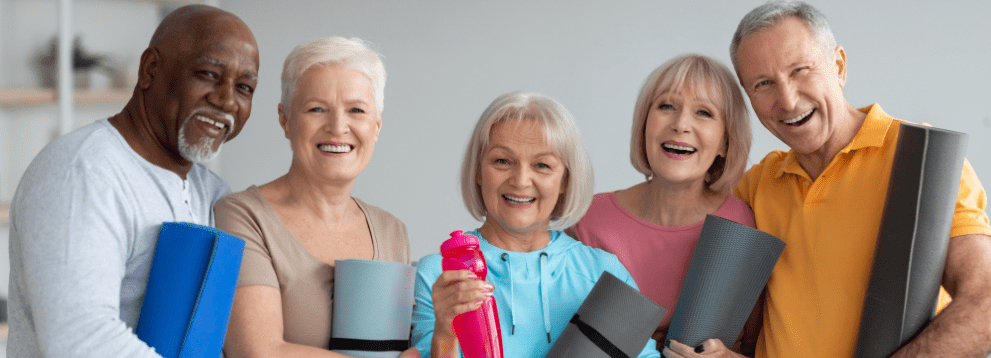 Over 55s Gentle Mat Yoga - Everyday Active Kent